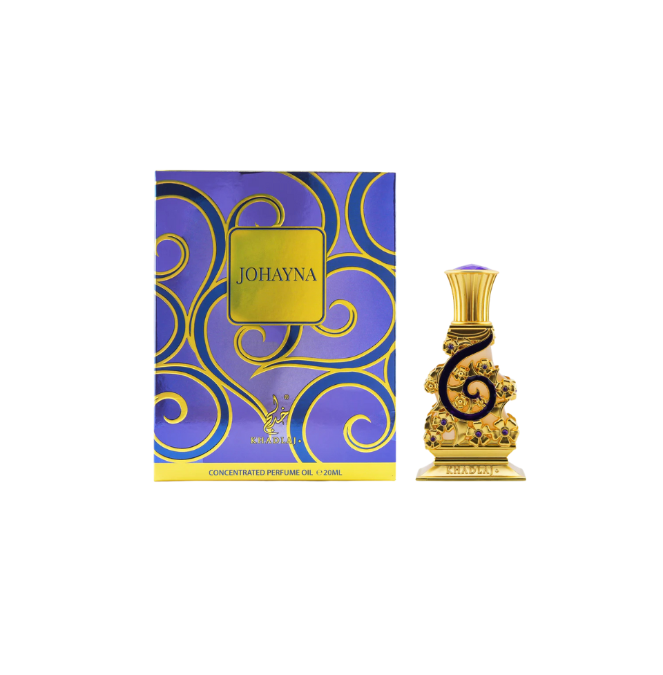 Khadlaj Johayna Purple Concentrated Perfume Oil (Attar) 20ml For Man ...
