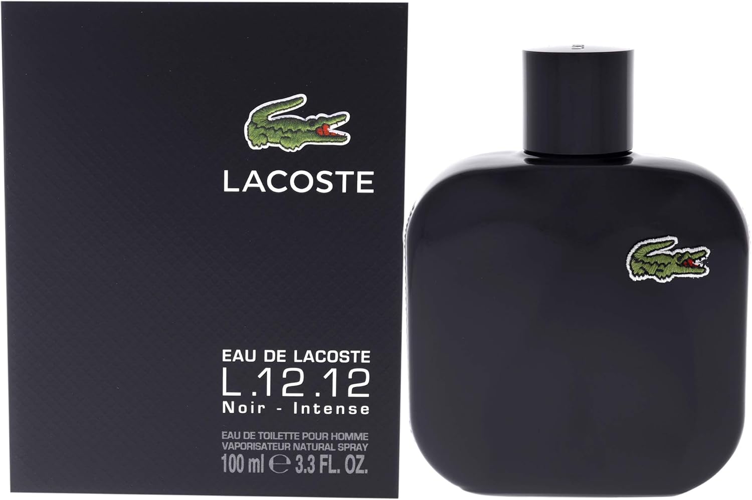 Lacoste L.12.12 Noir Intense Eau De Toilette 100ml For Men | Lacoste