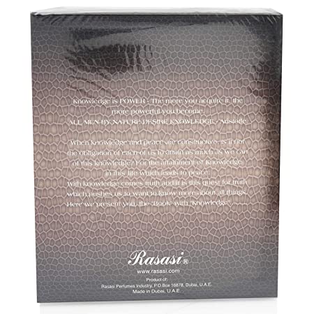 Rasasi Knowledge Pour Homme EDP 100ml For Men – Perfume Palace